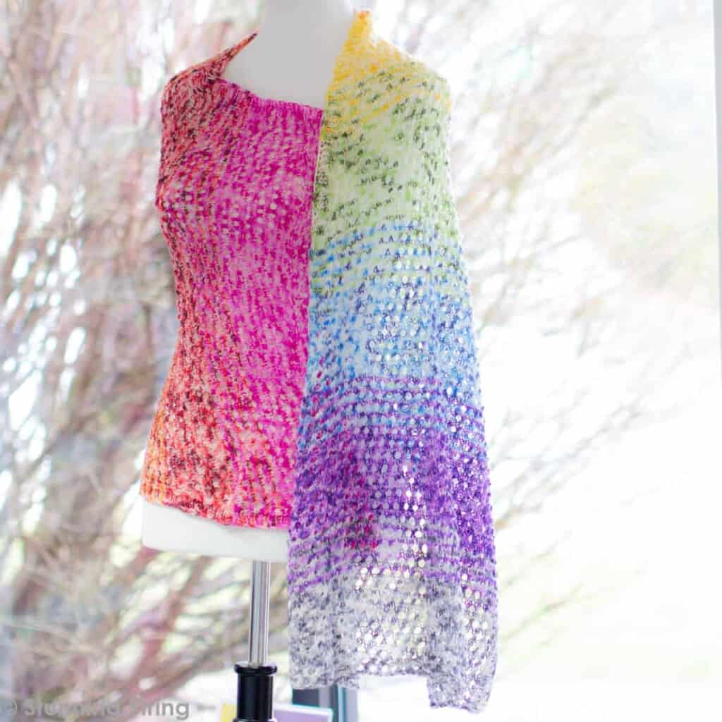 Cloudy with a Chance of Rainbows pattern | Stunning String Studio