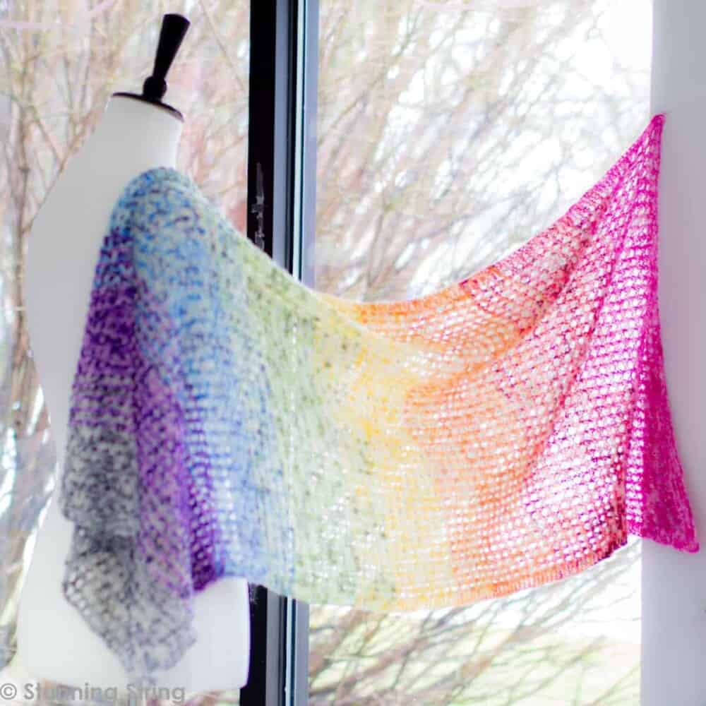 Cloudy with a Chance of Rainbows pattern | Stunning String Studio