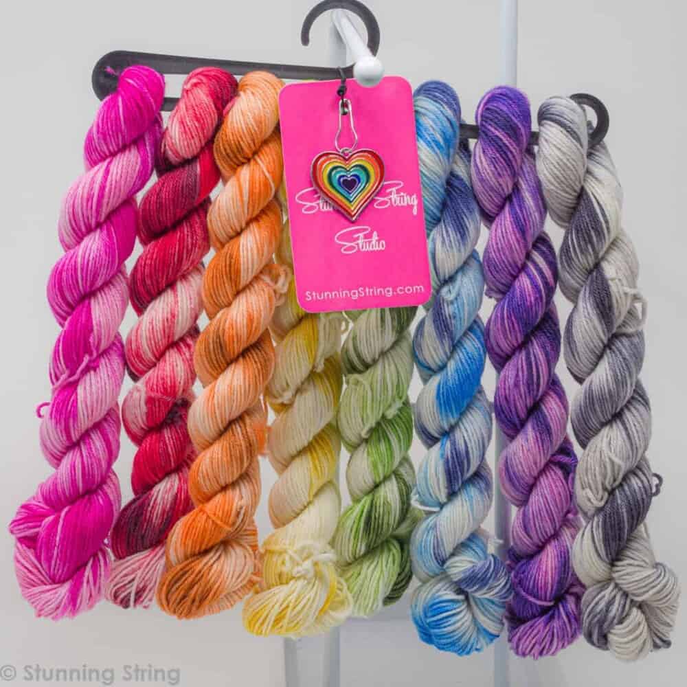 Cloudy with a Chance of Rainbows pattern | Stunning String Studio