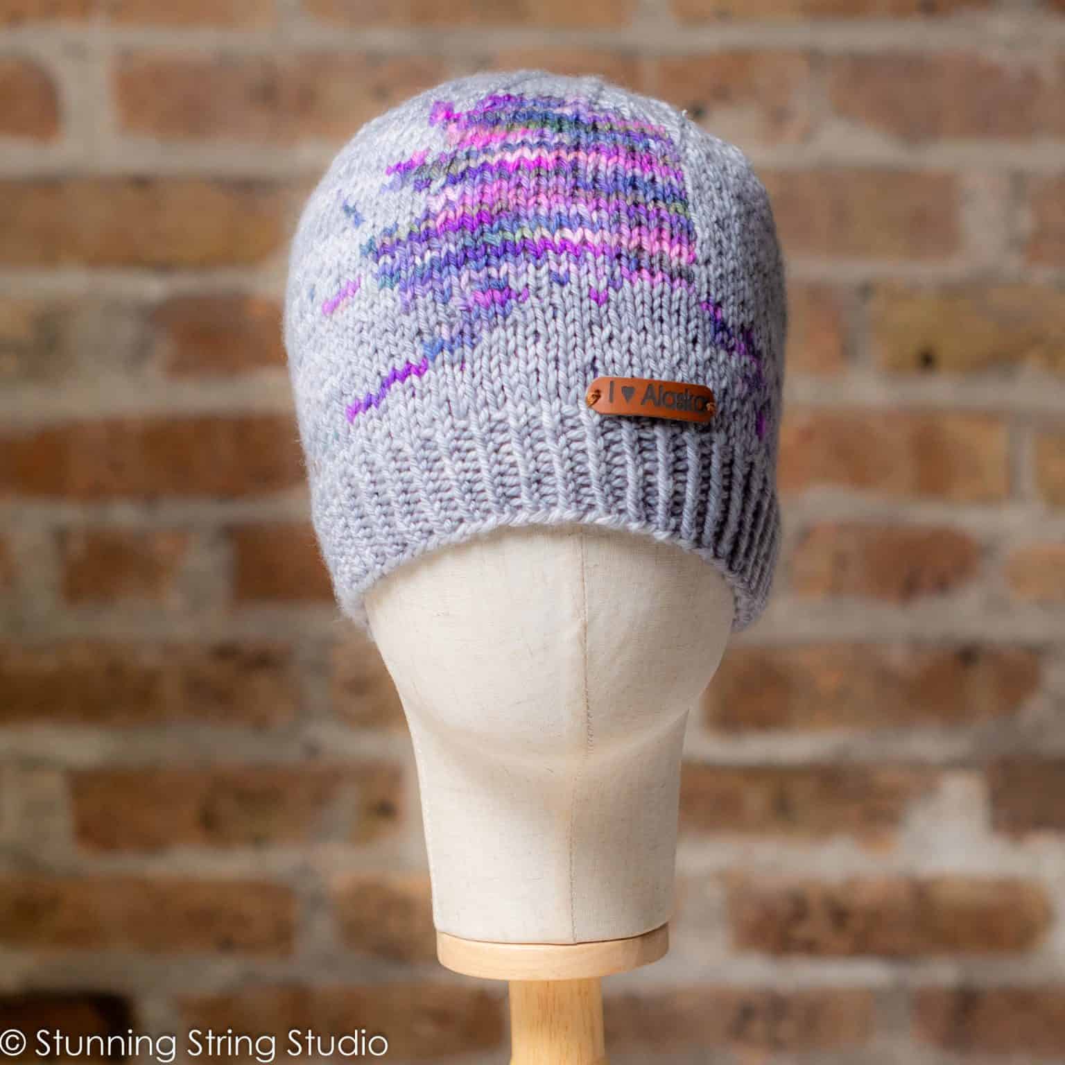 Alaska Heart Hat pattern | Stunning String Studio